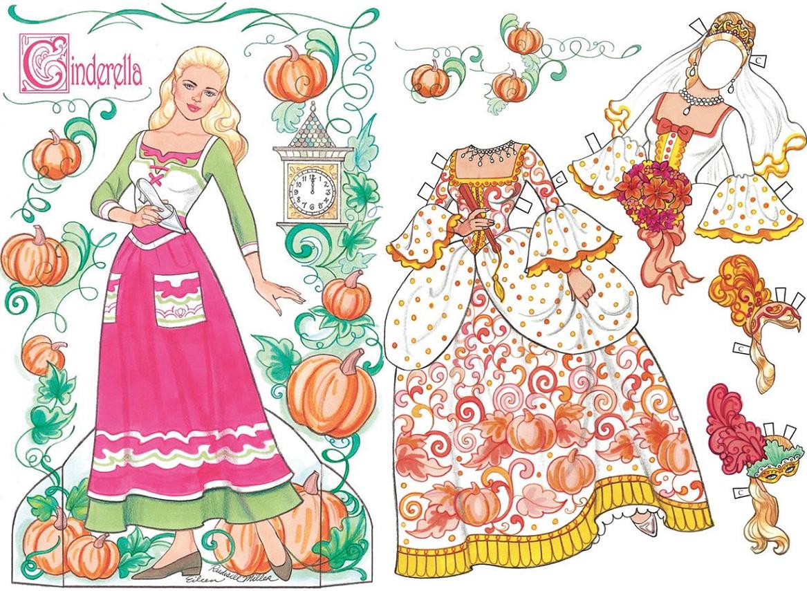 Solve Paper Doll ~ Cinderella jigsaw puzzle online with 70 pieces