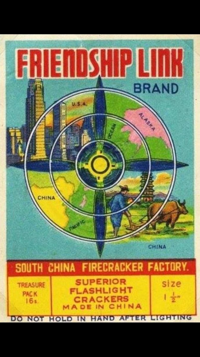 Solve Friendship Link Firecracker Label jigsaw puzzle online with 104 ...