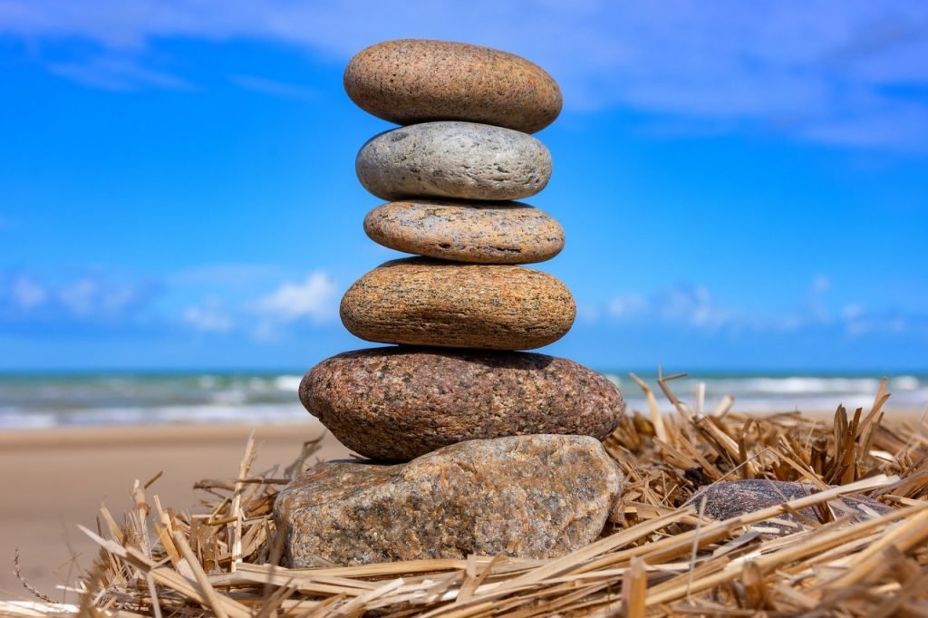 Solve Stacking stones jigsaw puzzle online with 77 pieces