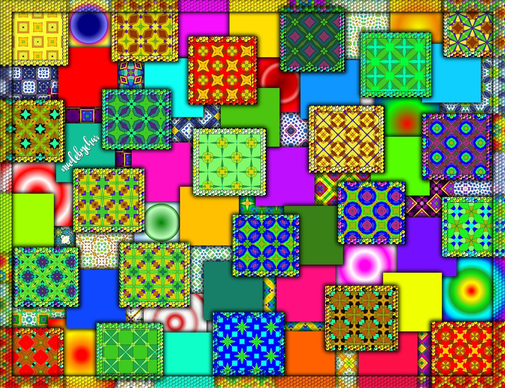 Solve Beaded Frames.... jigsaw puzzle online with 192 pieces