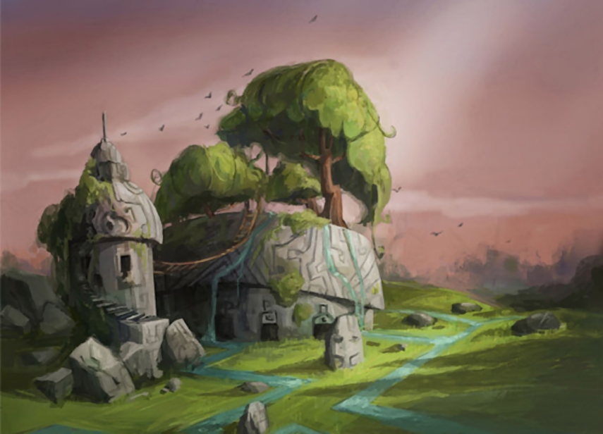 Solve Faunasphere - Concept Art jigsaw puzzle online with 70 pieces