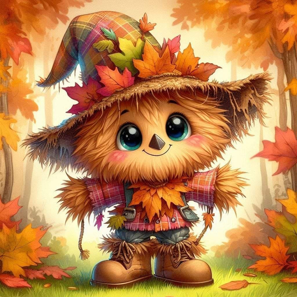 Solve Scarecrow from Tammy Blevins FB jigsaw puzzle online with 64 pieces