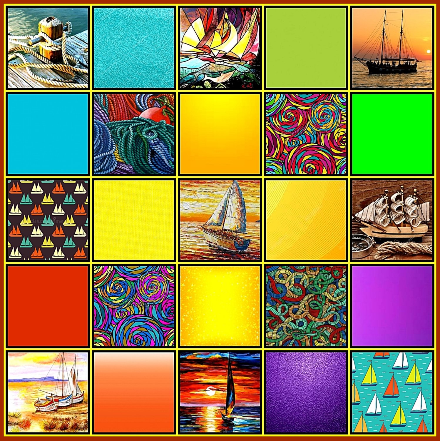 Solve Set Sail (W) jigsaw puzzle online with 256 pieces