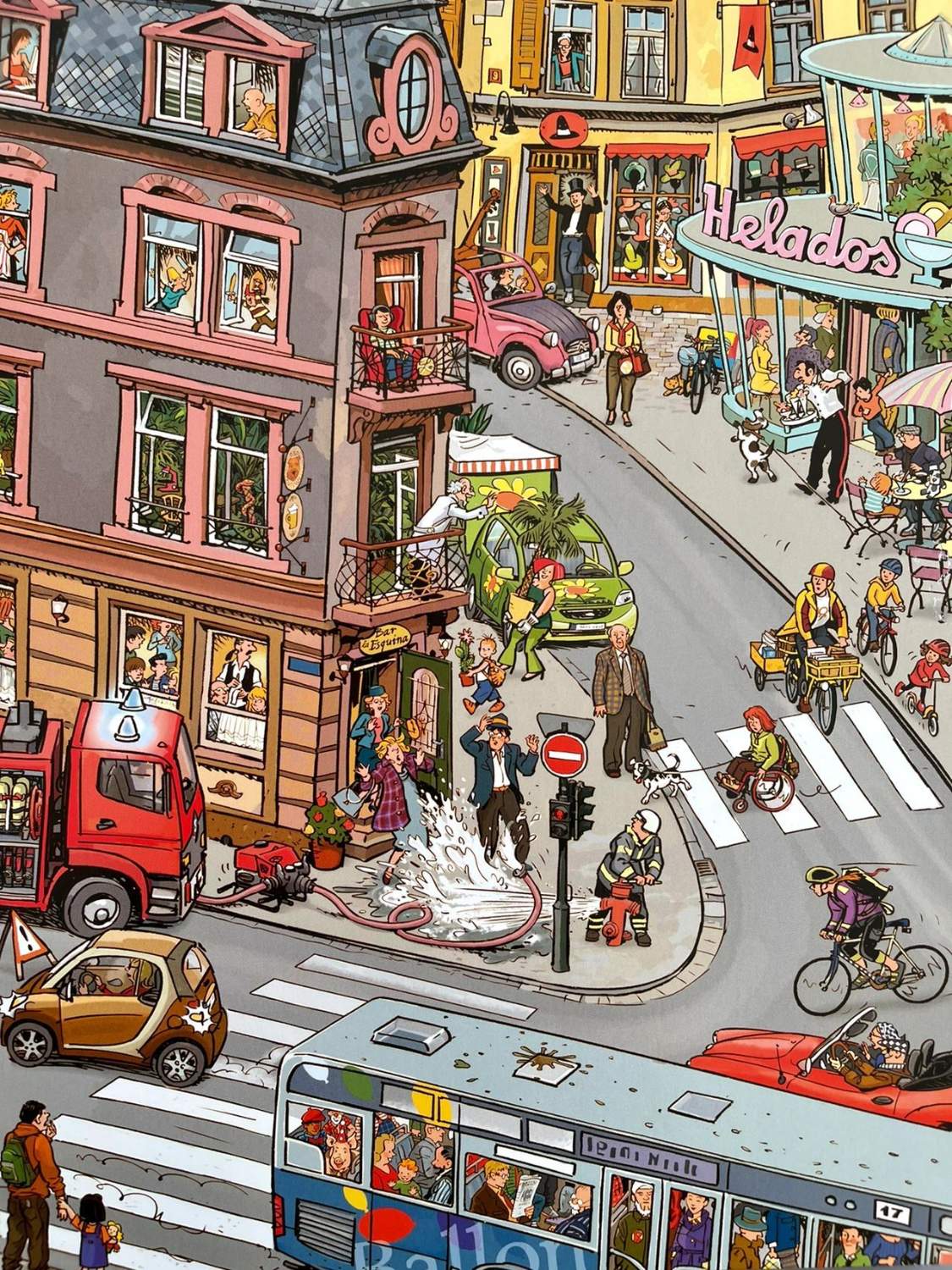 Solve corner of the street jigsaw puzzle online with 165 pieces