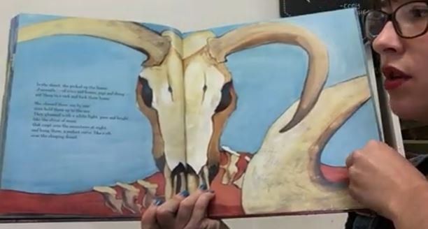 Solve A Teacher Shares a wonderful Bone as painted by Georgia O'Keeffe ...