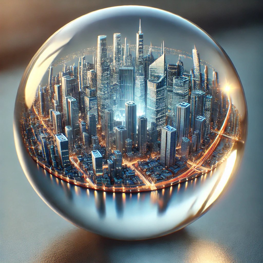 Solve Paperweight city jigsaw puzzle online with 64 pieces