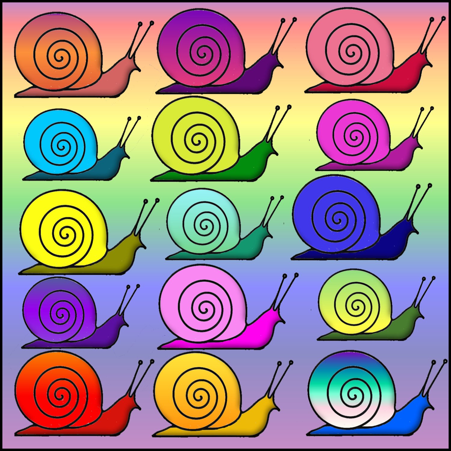 Solve SNAIL PROBLEM jigsaw puzzle online with 100 pieces