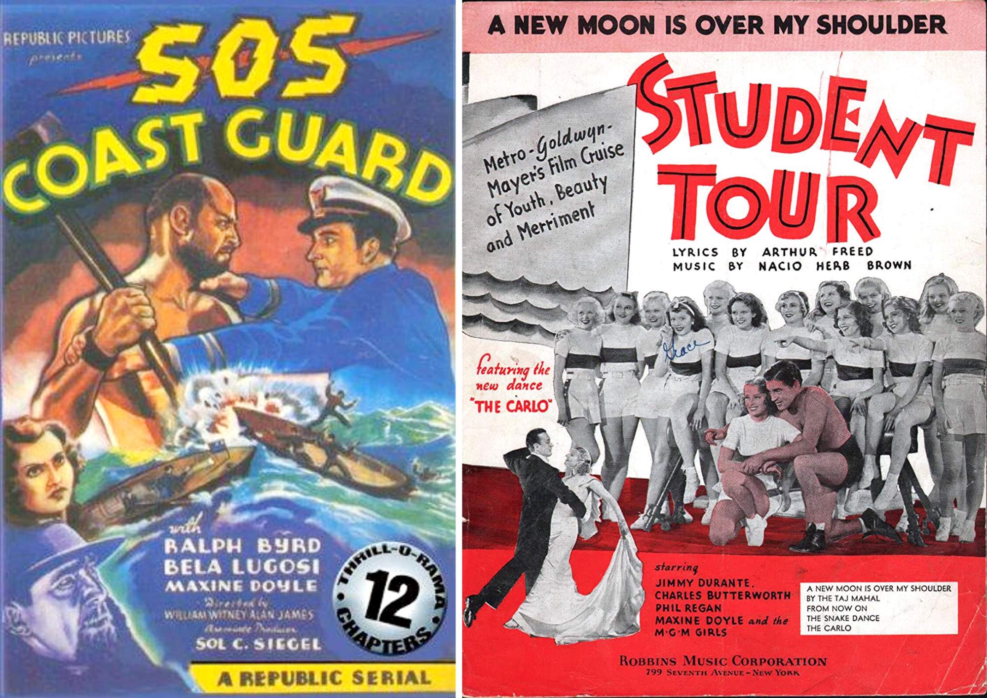 Solve SOS Coast Guard ~ 1942 and Student Tour ~ 1934 jigsaw puzzle ...