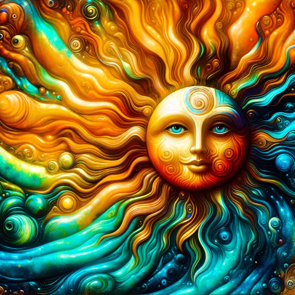 Solve Amber the beautiful sun jigsaw puzzle online with 64 pieces