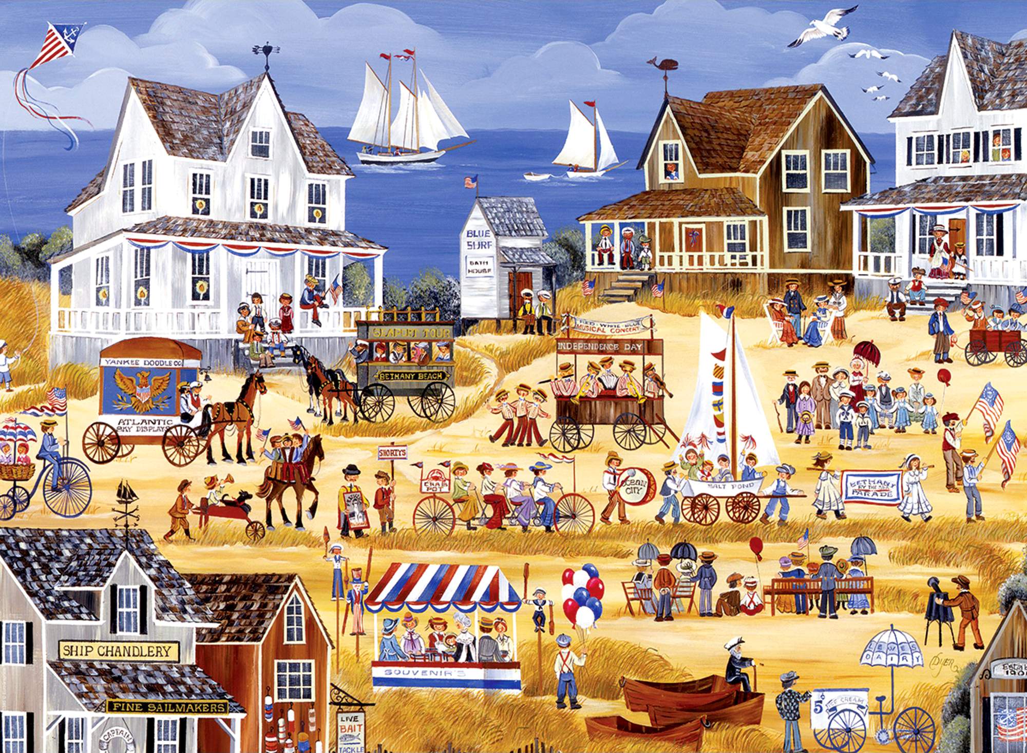 Solve The 4th of July Parade jigsaw puzzle online with 352 pieces