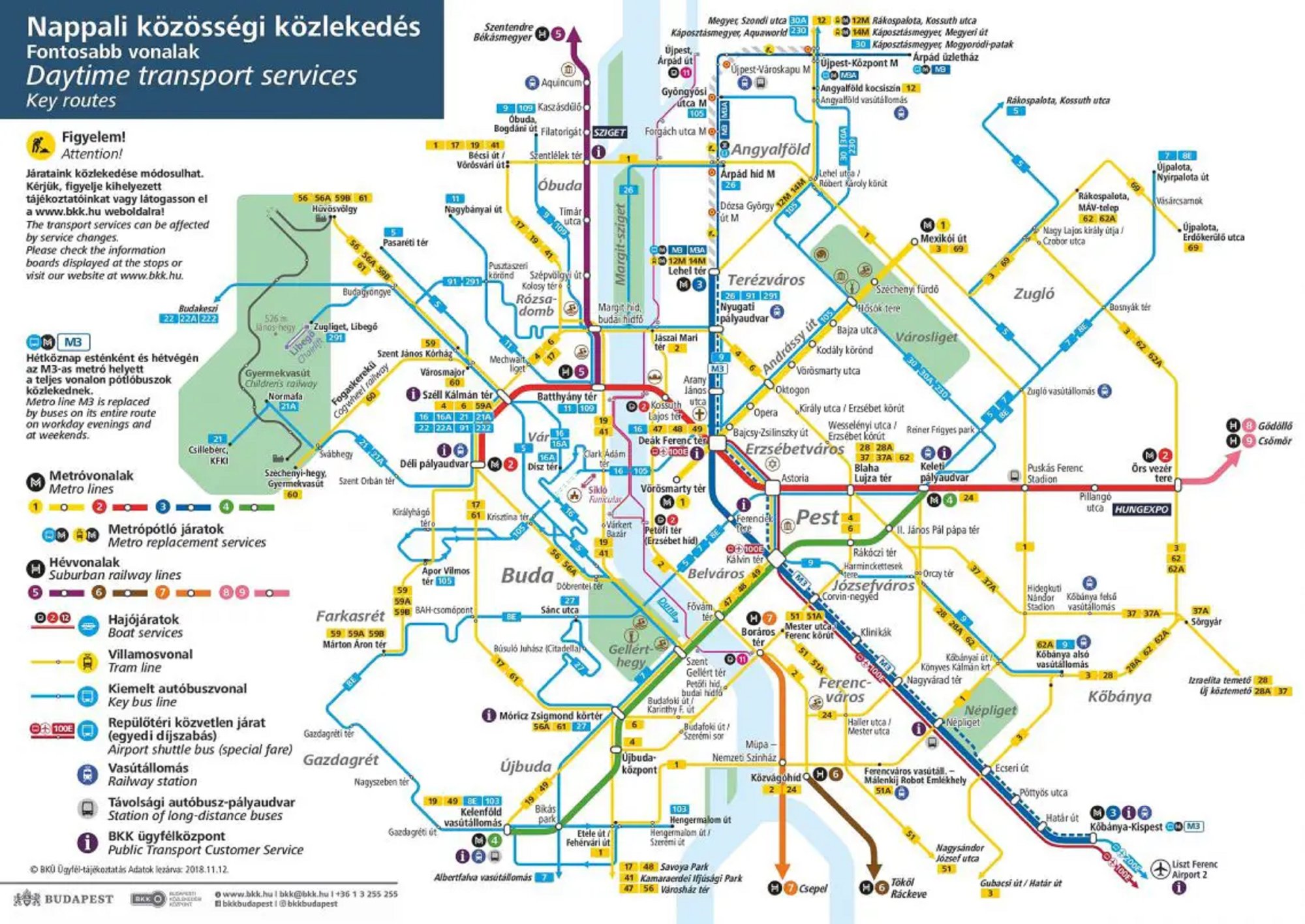 Solve Budapest Transit Map jigsaw puzzle online with 600 pieces