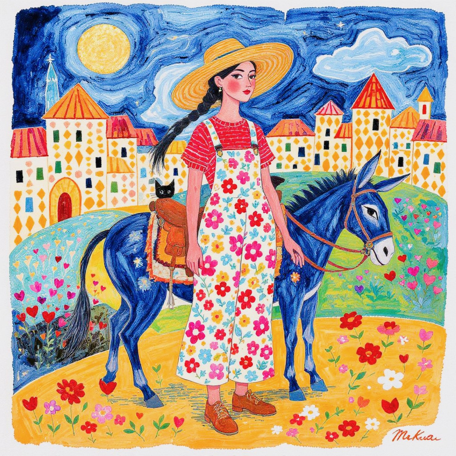 Solve Anna, Alessandro y Gatito Tito - resize 9 - 600 pieces jigsaw ...