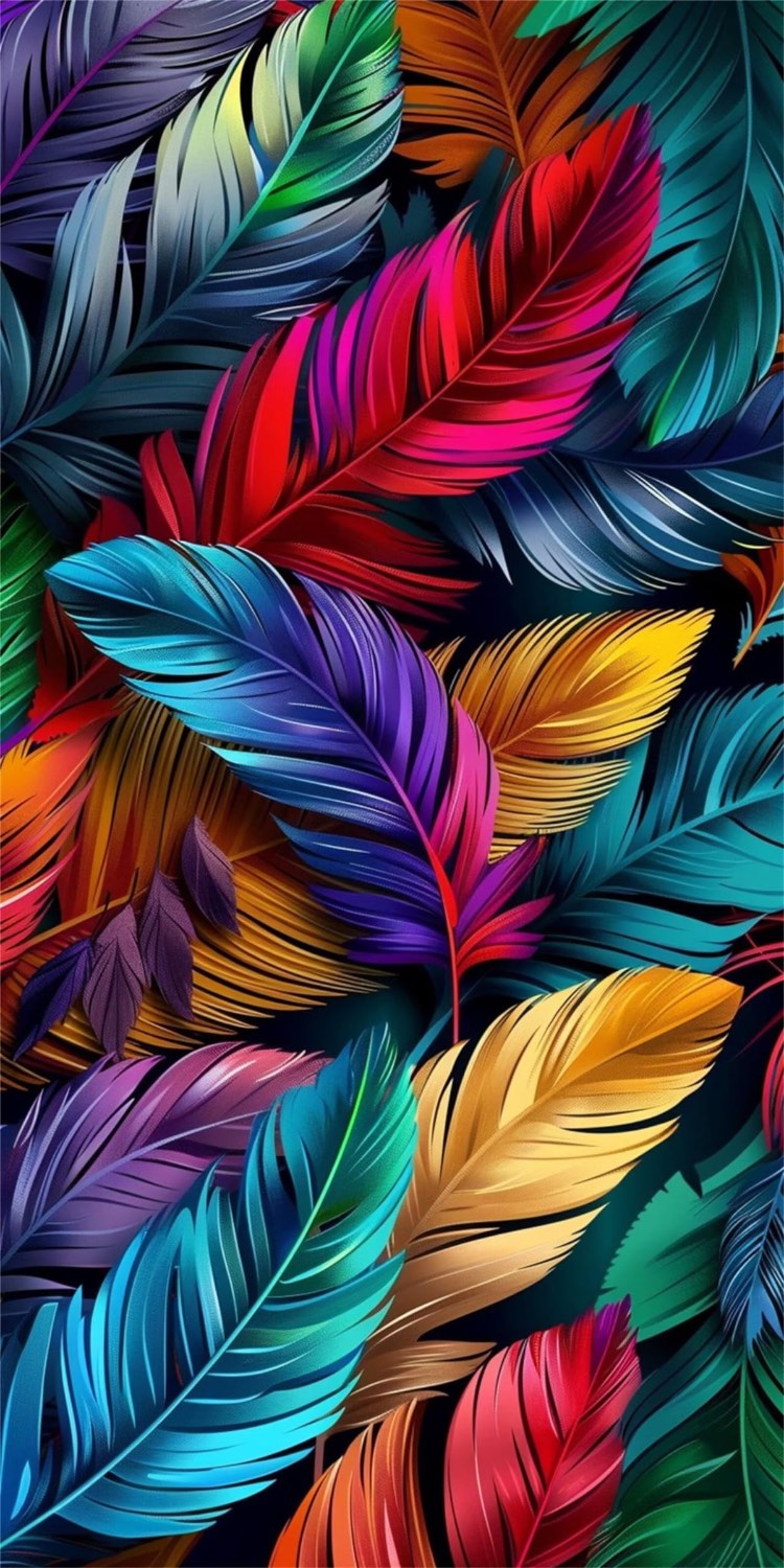 Solve Colorful Feathers jigsaw puzzle online with 45 pieces
