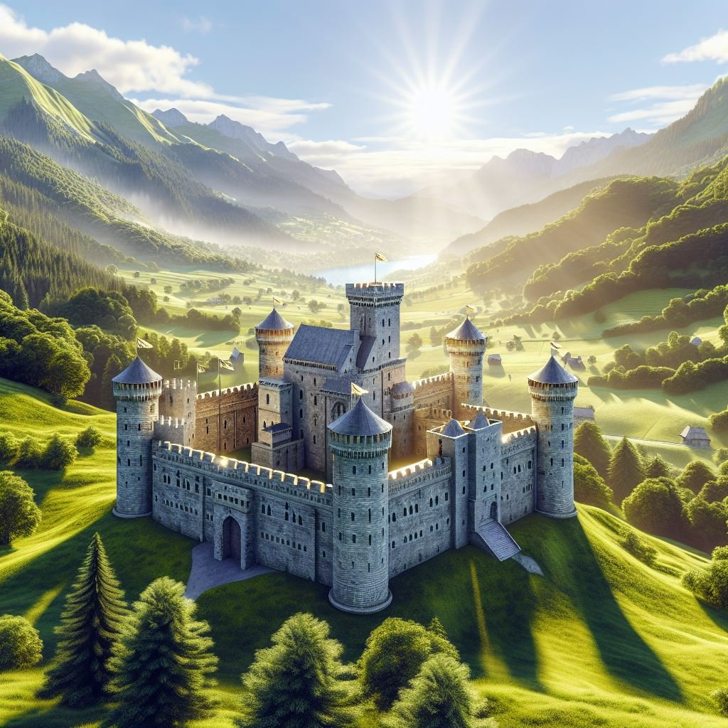 Solve An ancient castle jigsaw puzzle online with 121 pieces