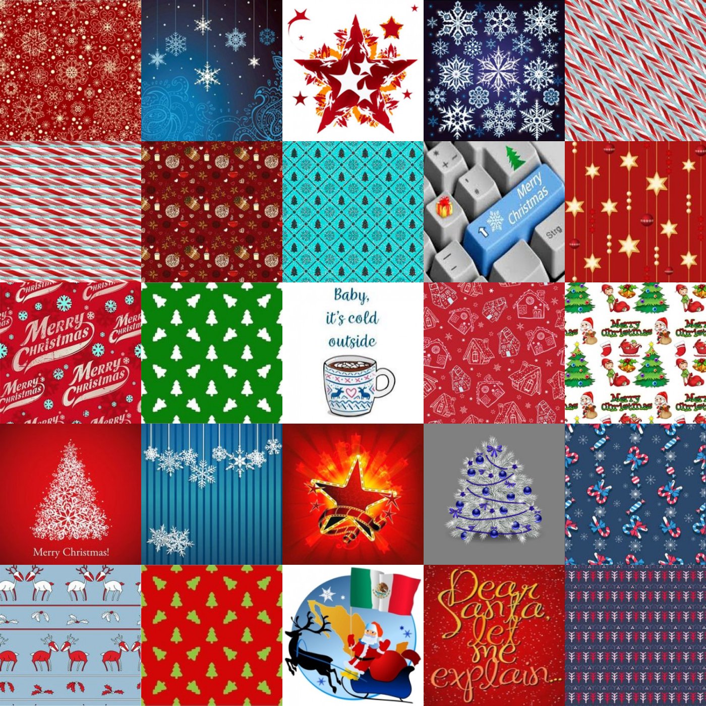 Solve ⭐⛄🎅🏼 Merry Christmas 264a jigsaw puzzle online with 49 pieces