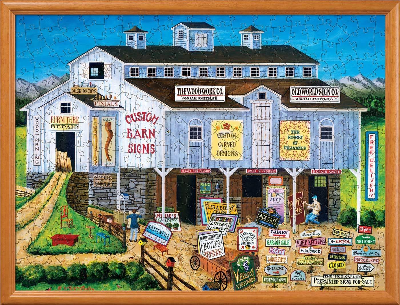 Solve Sign Maker jigsaw puzzle online with 285 pieces