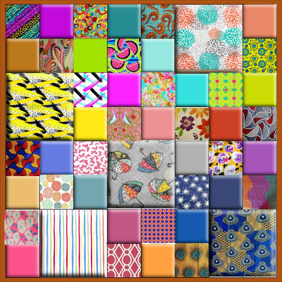 Solve Square Familes jigsaw puzzle online with 256 pieces