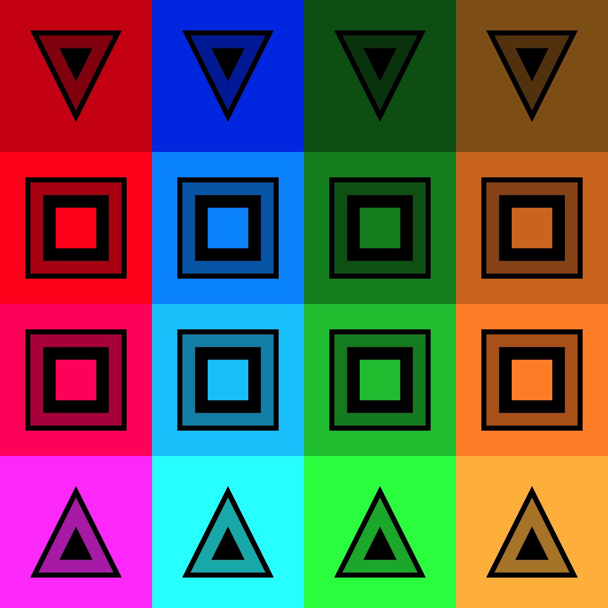 Solve Simple shapes jigsaw puzzle online with 100 pieces