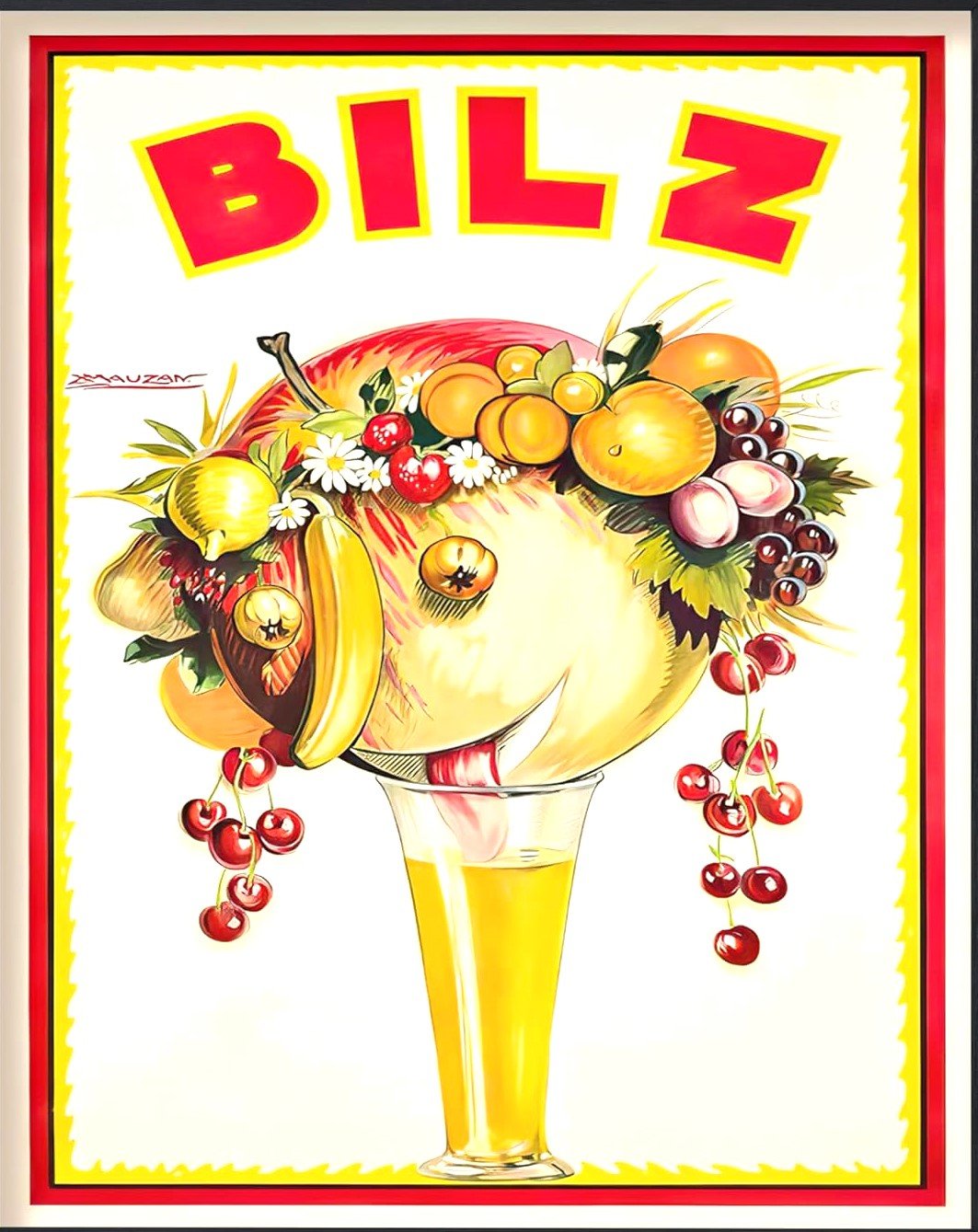 Solve Themes Vintage ads - Bilz jigsaw puzzle online with 154 pieces