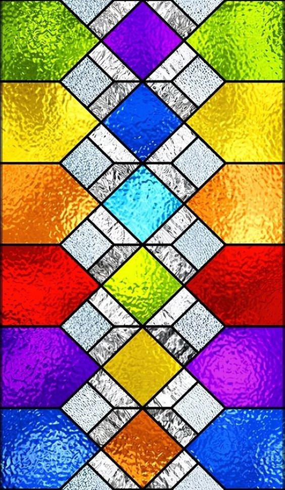 Solve Geometry Art ... Stained glass (the number of pieces can be ...
