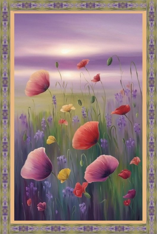 Solve Poppy Field jigsaw puzzle online with 117 pieces