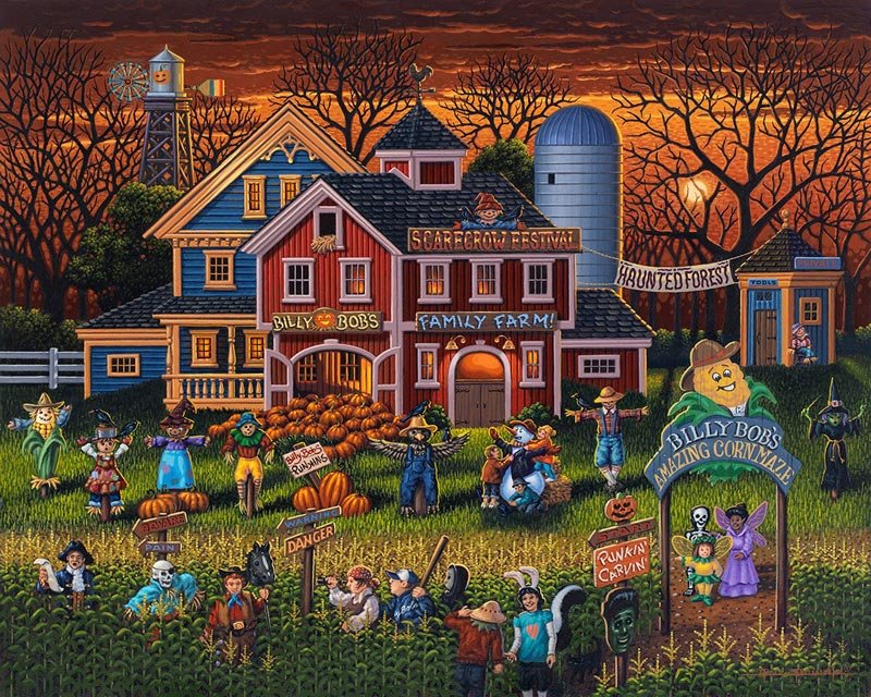 Solve Freaky Farm jigsaw puzzle online with 143 pieces