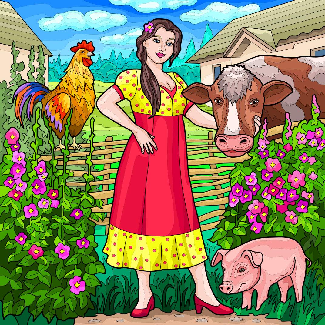 Solve Paint by numbers 364 jigsaw puzzle online with 256 pieces