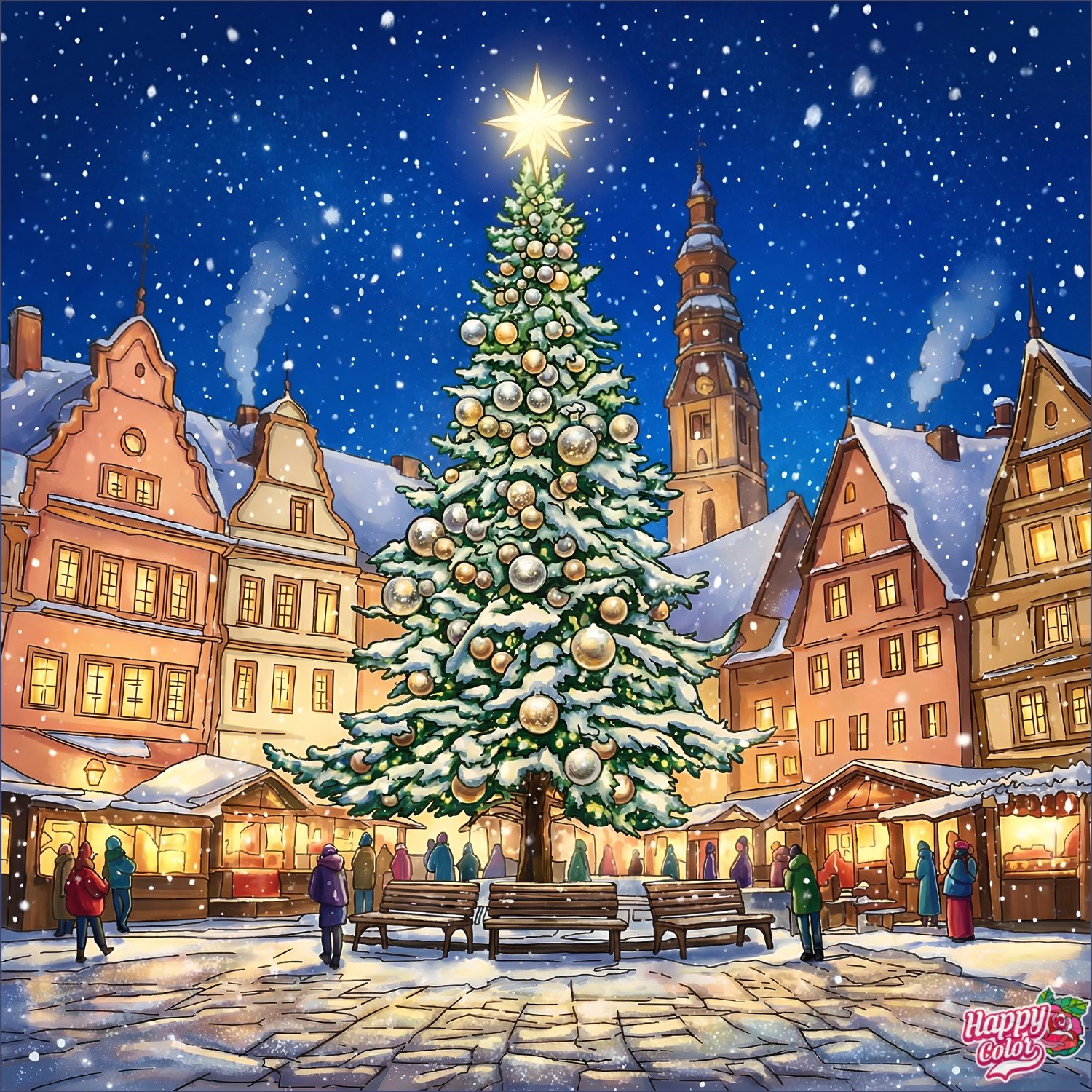 Solve Oh Christmas Tree jigsaw puzzle online with 100 pieces