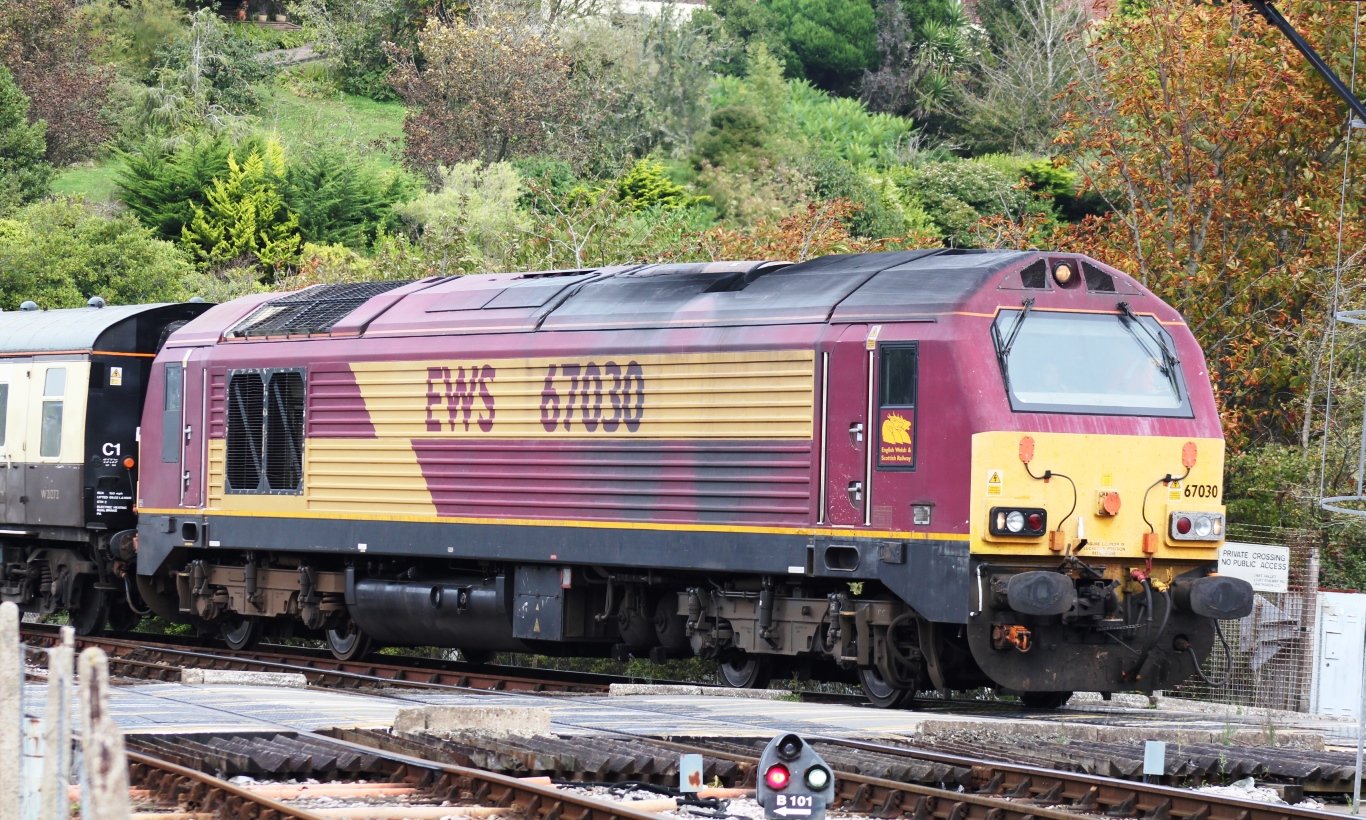 Solve DB Cargo's 67030 on a visit to Kingswear with an excursion from ...