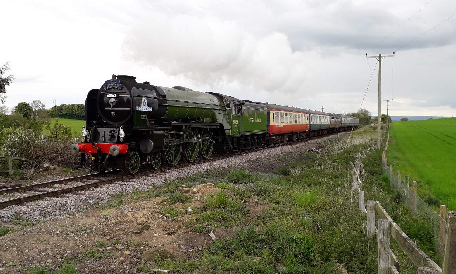 Solve LNER Peppercorn Class A1 4-6-2 60163 Tornado at Newton le Willows ...