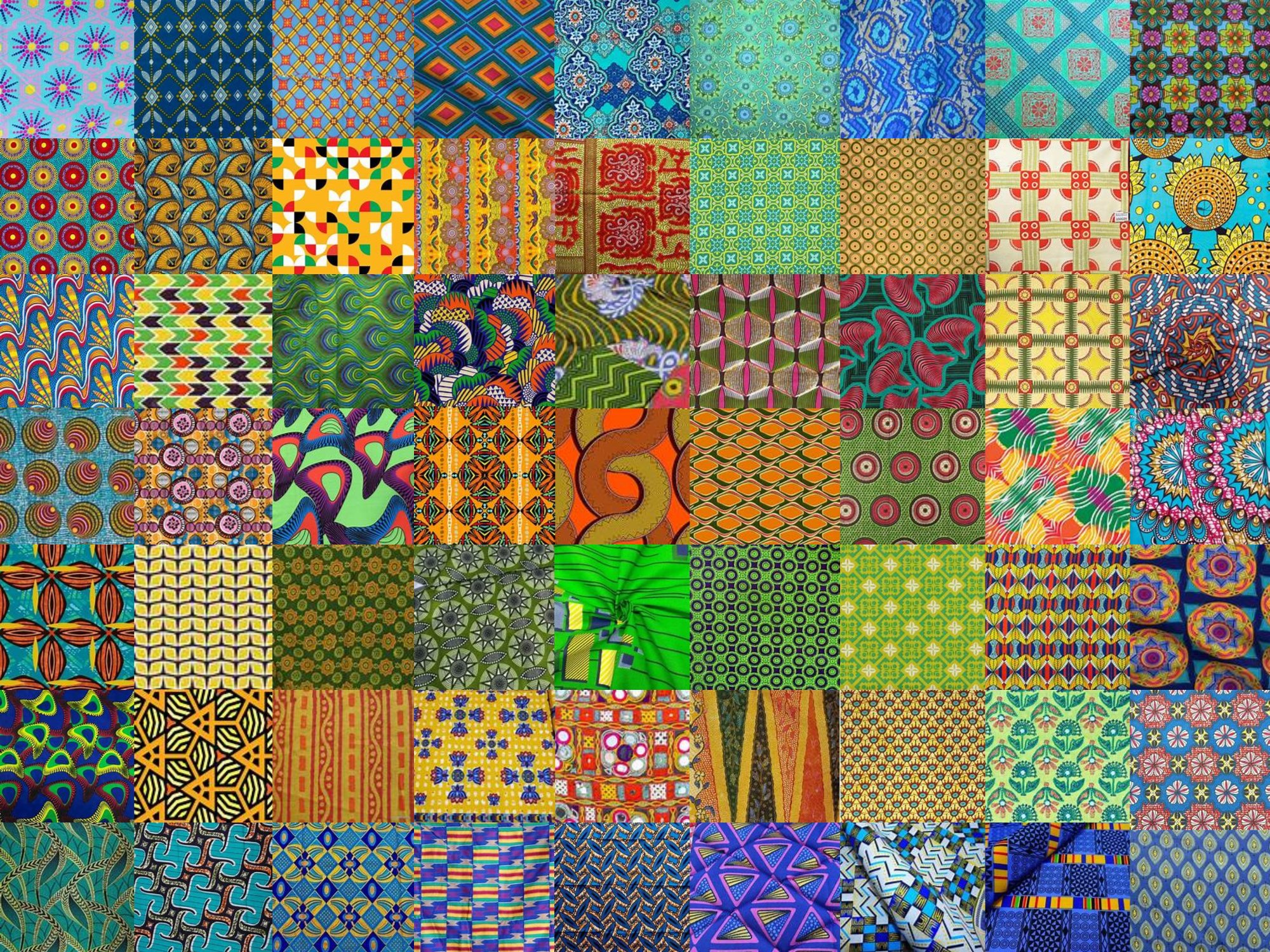 Solve Bunch of patterns 7 jigsaw puzzle online with 594 pieces