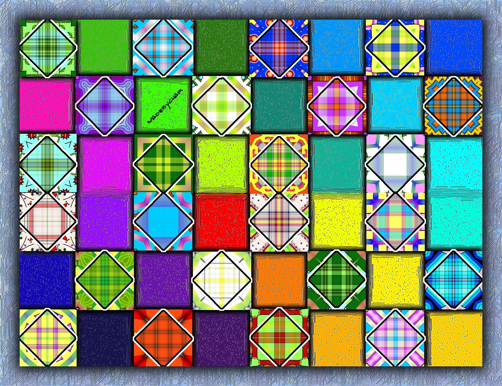 Jigsaw Puzzle | 192 pieces | Plaids from Patterns... | Jigidi