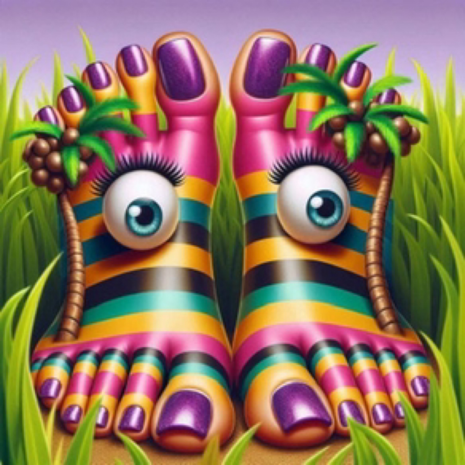 Solve Silly Feet jigsaw puzzle online with 169 pieces