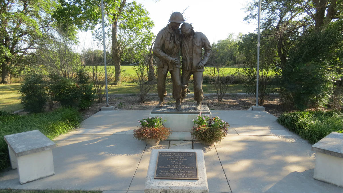 Solve Memorial To Father Kapaun On The Grounds Of St. John Nepomucene ...