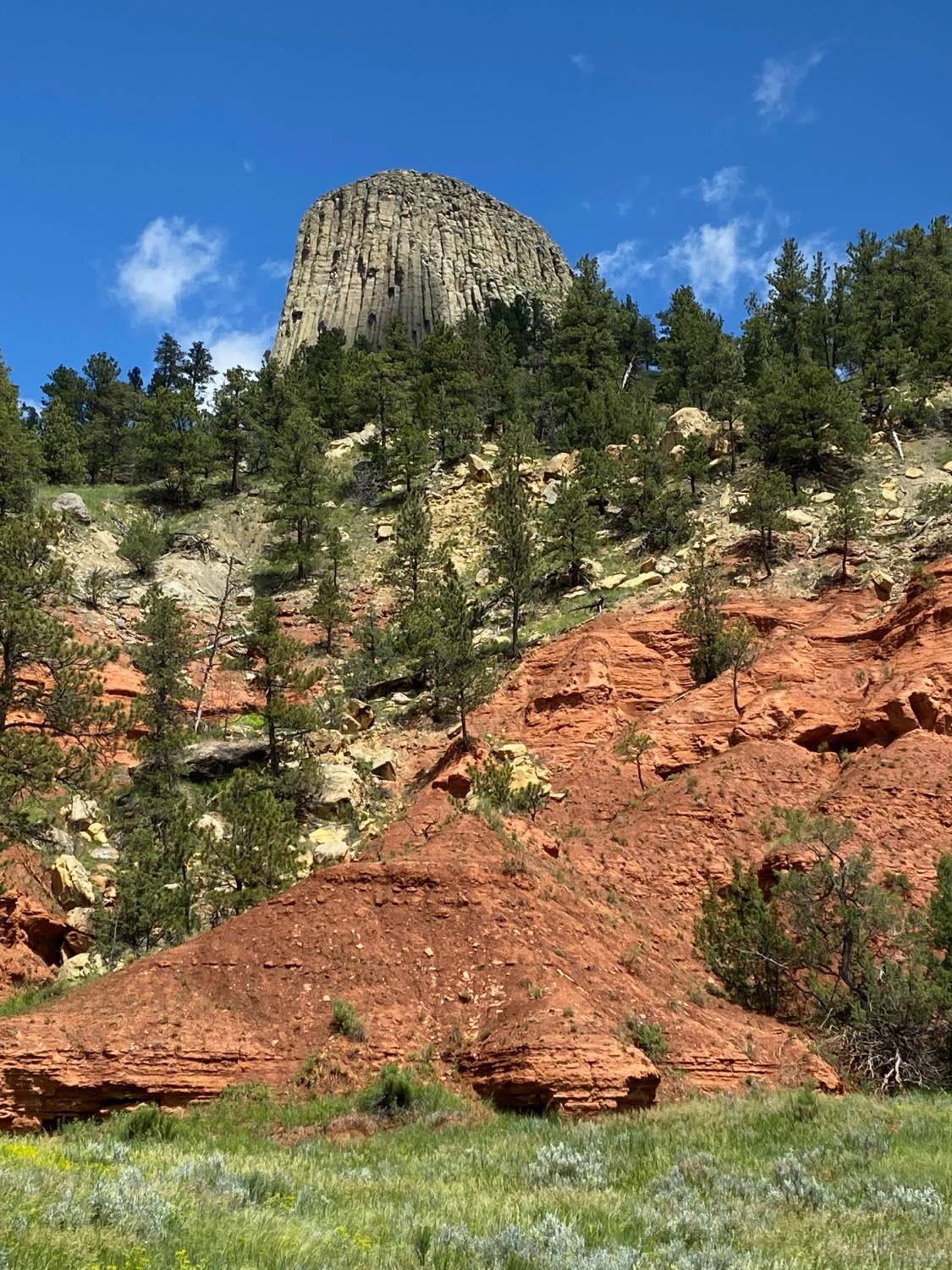 Solve Devils Tower National Monument jigsaw puzzle online with 336 pieces