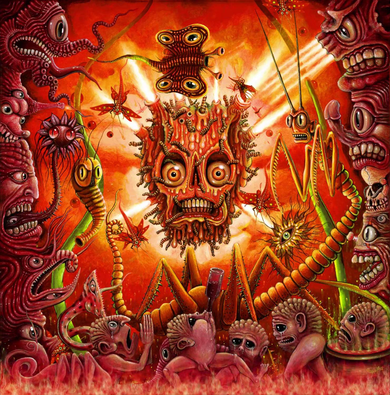 Solve Floating Head jigsaw puzzle online with 256 pieces