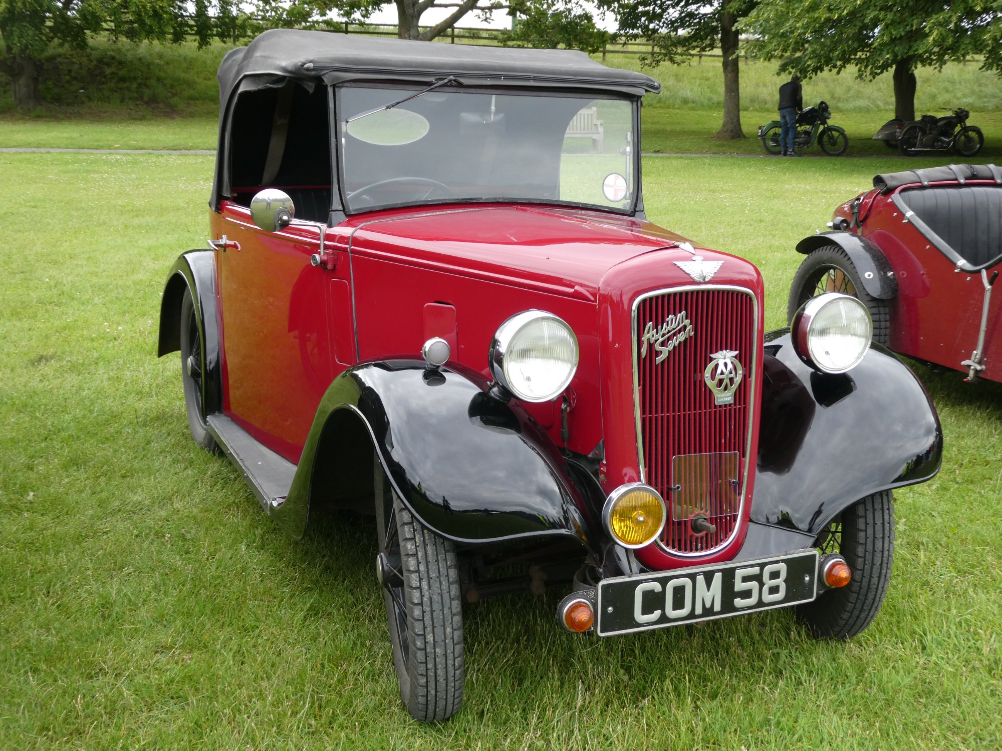 Solve 1936 Austin Seven Opal jigsaw puzzle online with 204 pieces