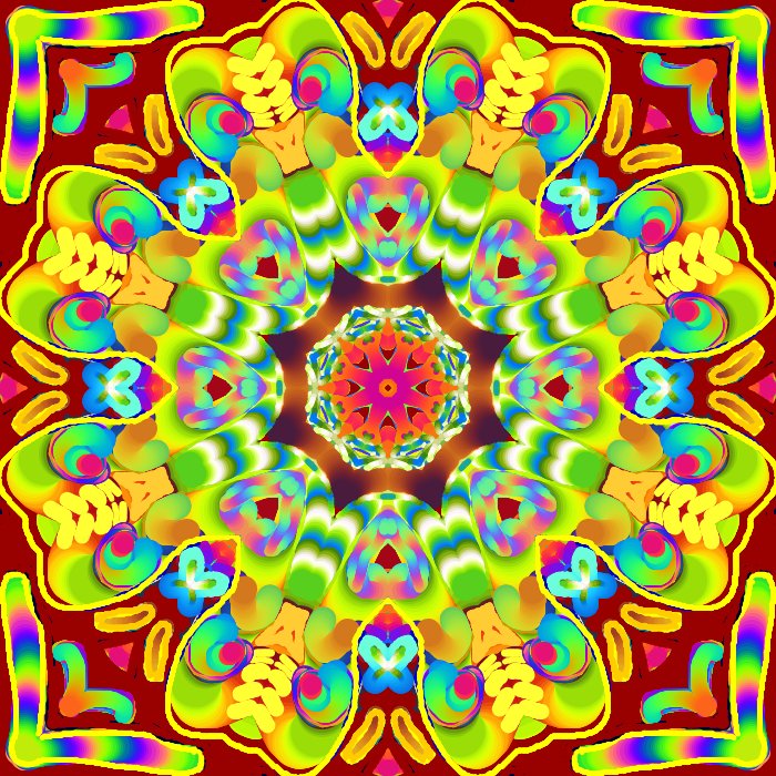 Solve kaleidoscope Design 95 jigsaw puzzle online with 16 pieces