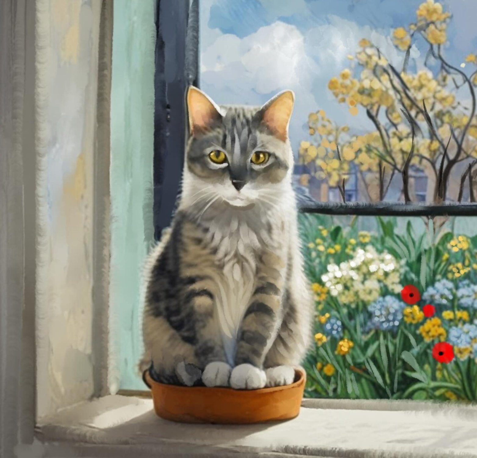 Solve Kitten In A Can jigsaw puzzle online with 64 pieces