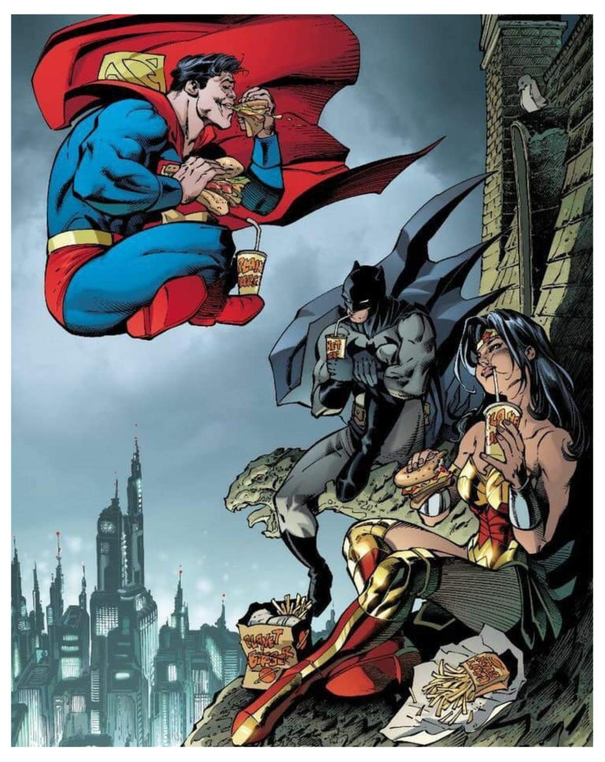 Solve Lunch Break (DC Comics) jigsaw puzzle online with 500 pieces