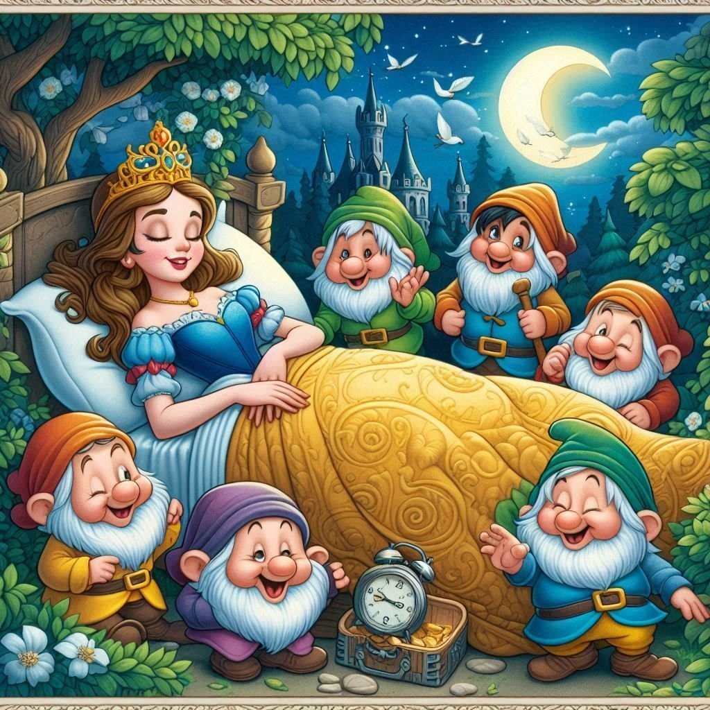 Solve PUZZLE - Sleeping Beauty II jigsaw puzzle online with 81 pieces