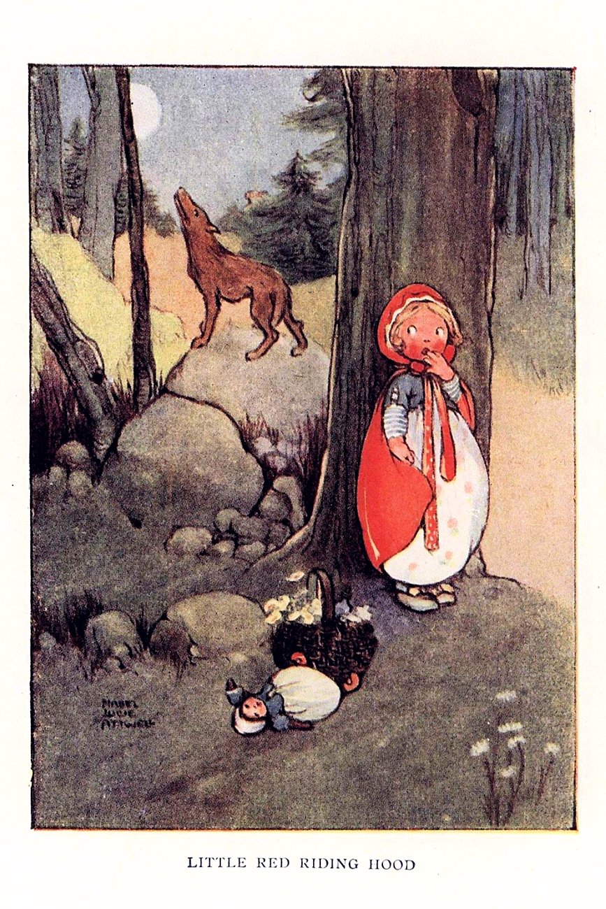 Solve Little Red Riding Hood, 1923, illustrated by Mabel Lucie Attwell ...