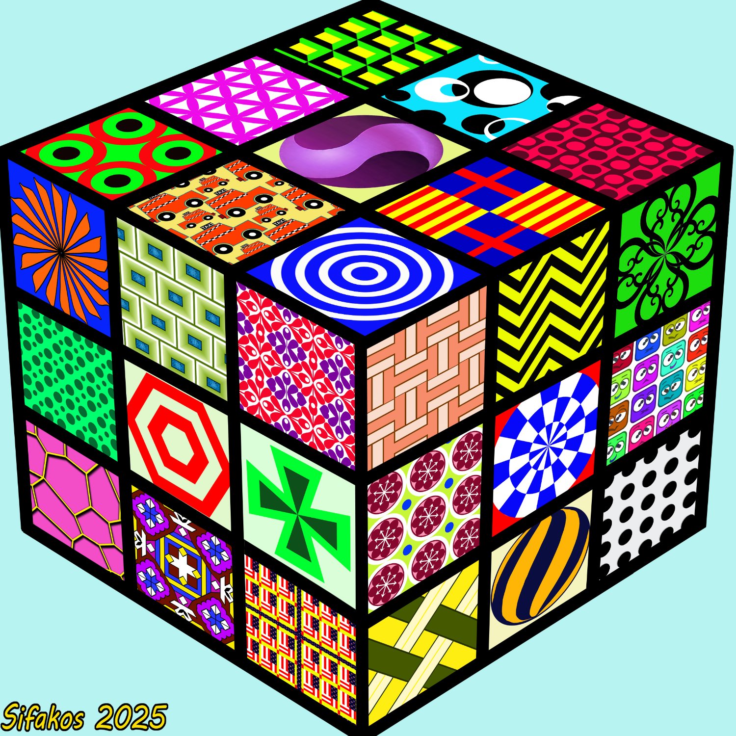 Solve Colours_1181 jigsaw puzzle online with 81 pieces