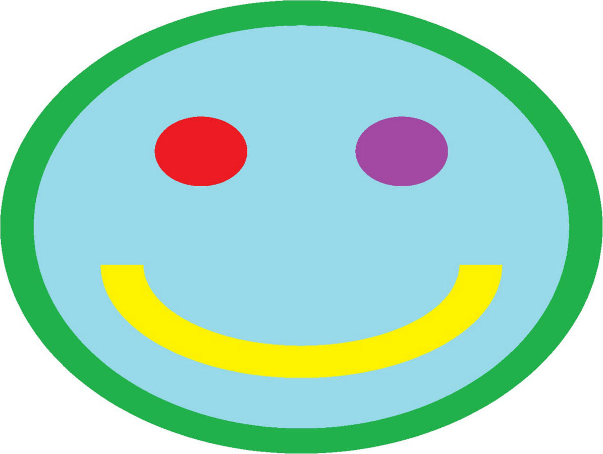 Solve CA 0053b Smiley face (larger version) jigsaw puzzle online with ...