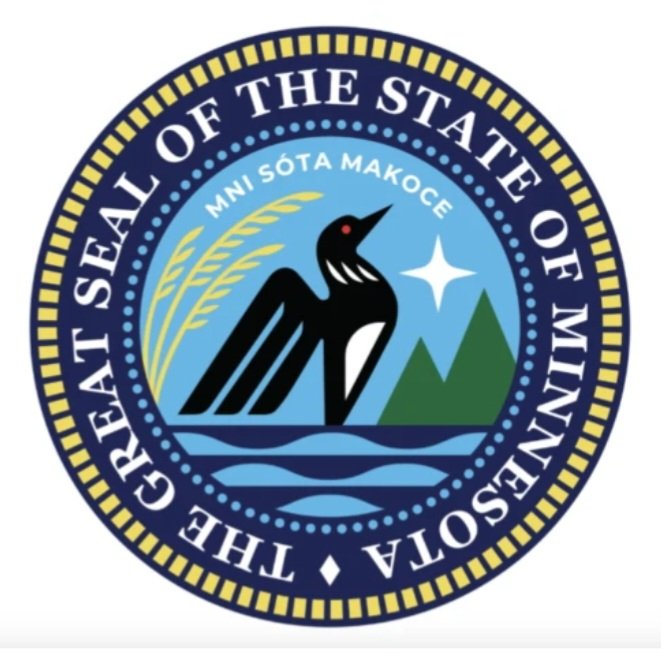 Solve New Minnesota State Seal jigsaw puzzle online with 25 pieces