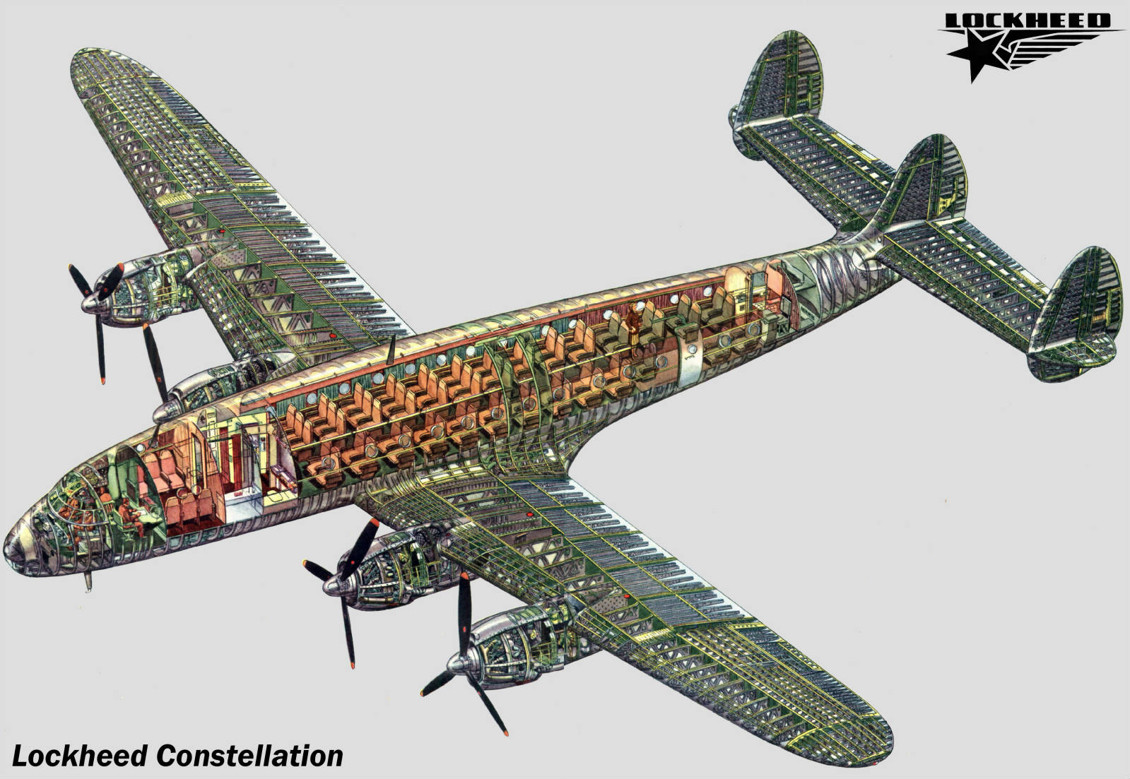 Solve Lockheed Constellation jigsaw puzzle online with 216 pieces