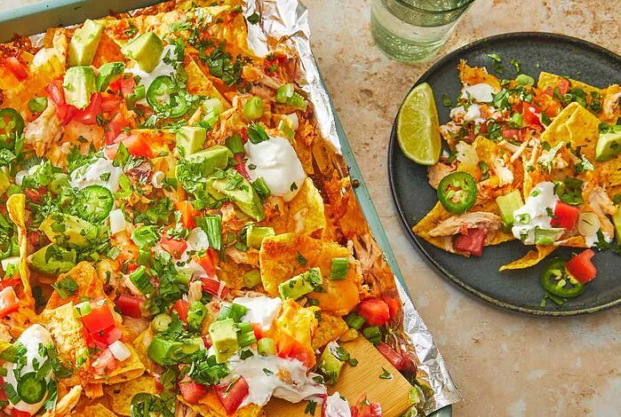 Jigsaw Puzzle | 88 pieces | Chicken Nachos with a side of chicken ...