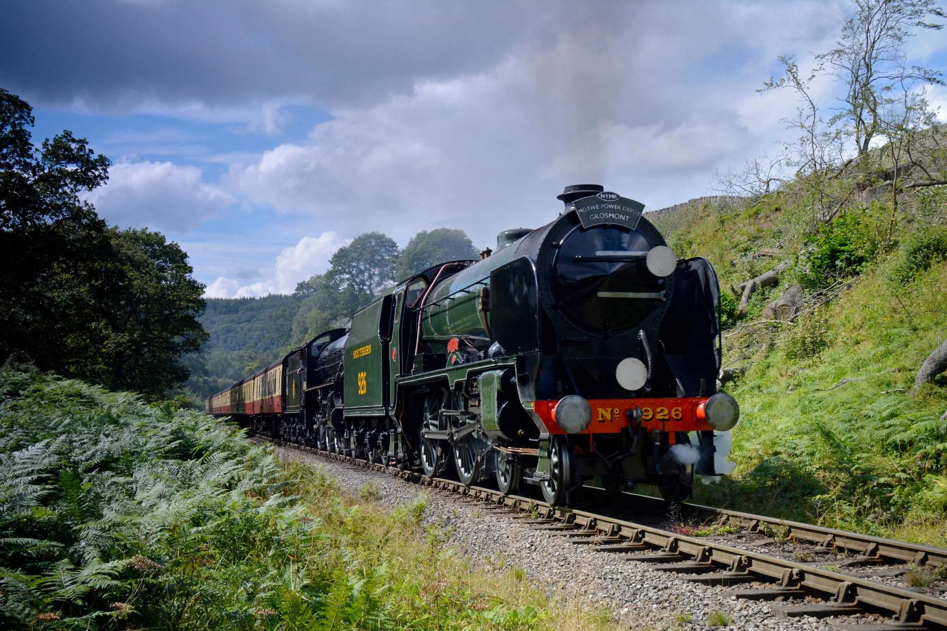 Solve SR V Class 4-4-0 926 Repton. jigsaw puzzle online with 150 pieces