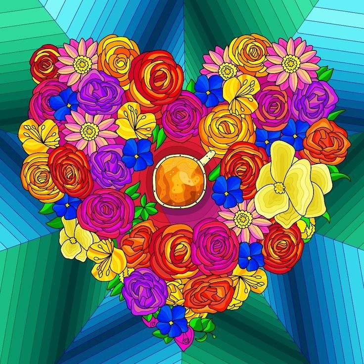 Solve Heart Bouquet jigsaw puzzle online with 64 pieces