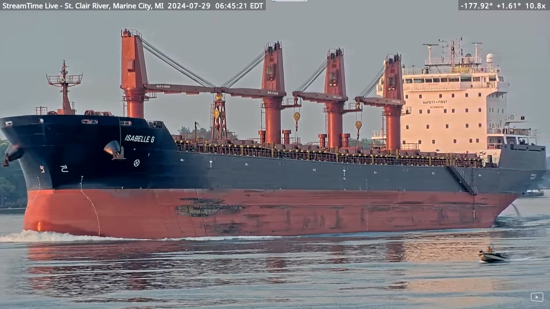 Solve Isabelle G - Ocean-Going Freighter - Marine City, MI (2024-07-29 ...